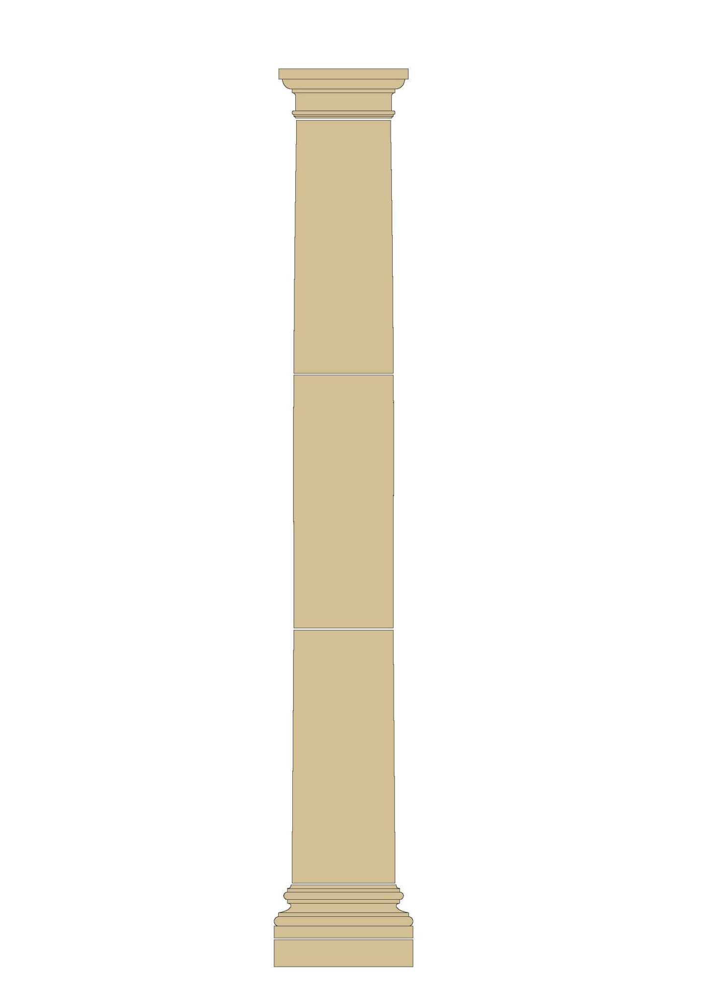 Tuscan Column CM90 - Cranborne Stone