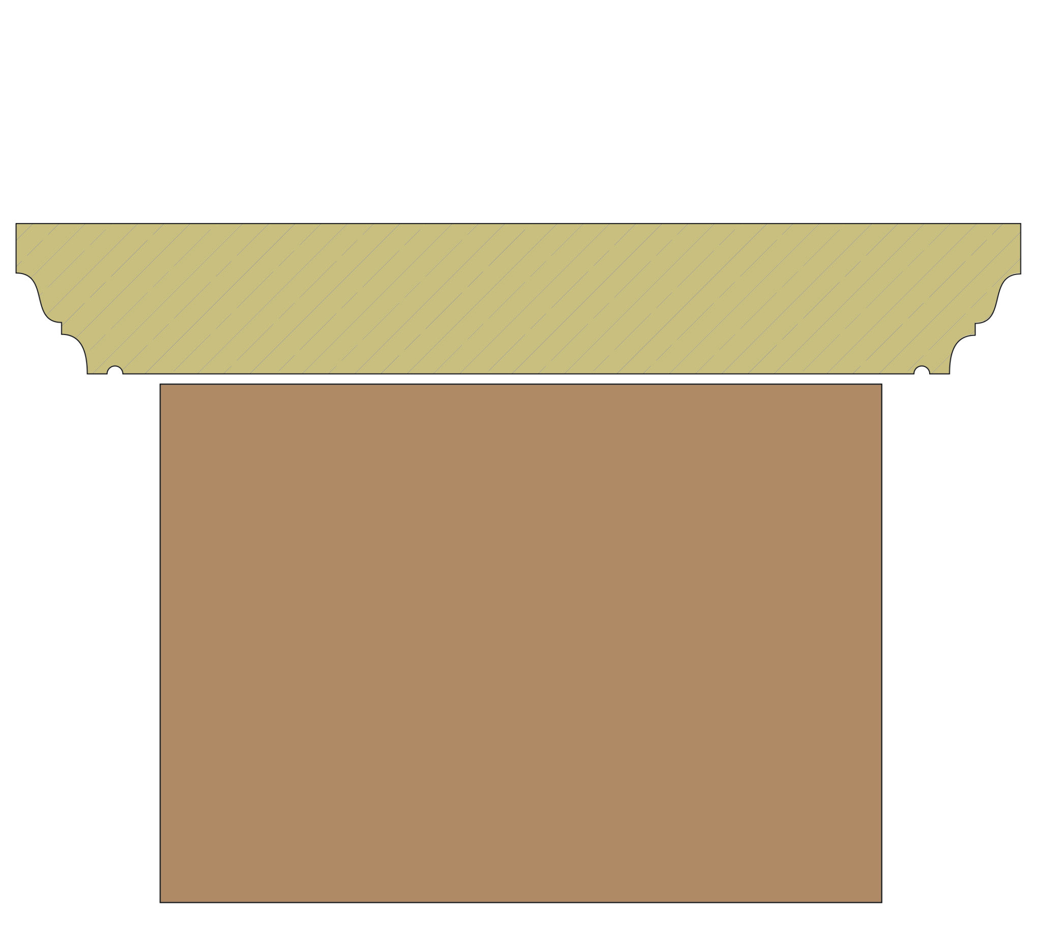 Decorative Flat Coping Stone | Cranborne Stone