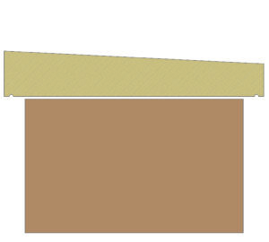 Once Weathered Coping Stone - Plain - Cranborne Stone