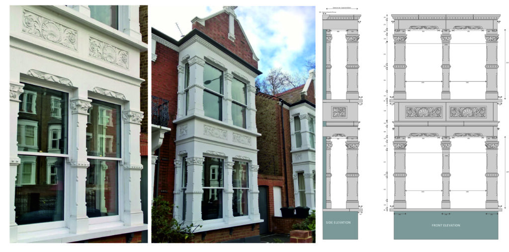 Two Storey Bay Window - Cranborne Stone